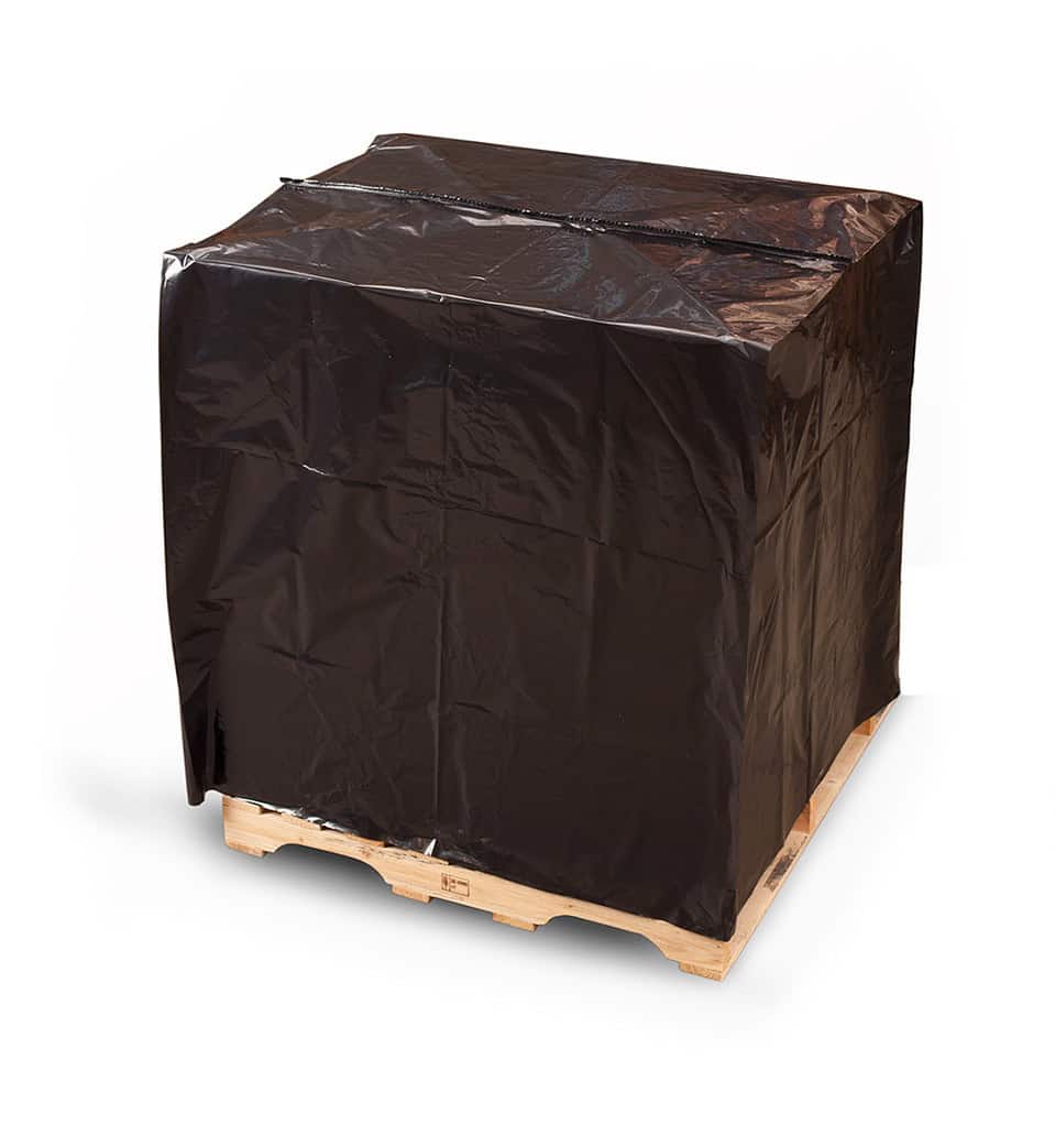 Black Pallet Top Covers with UVI-UVA 3 mil | Simply Polybags